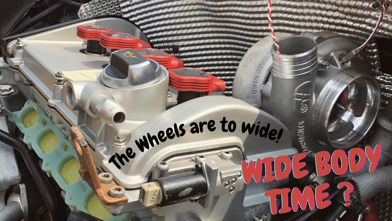 EP 13. AN Lines and Wide wheels, 1.8T Big Turbo build progress - YouTube