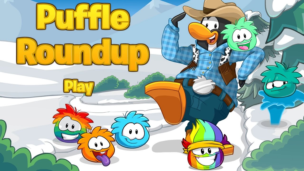 Club Penguin | Puffle Round Up | 20 Minutes of Gameplay - YouTube
