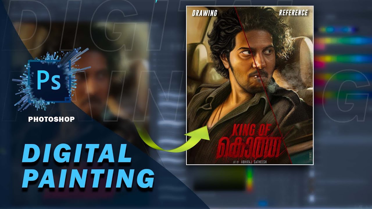 🔥 ( KOK ) KING OF KOTHA Digital painting workflow and tutorial ...