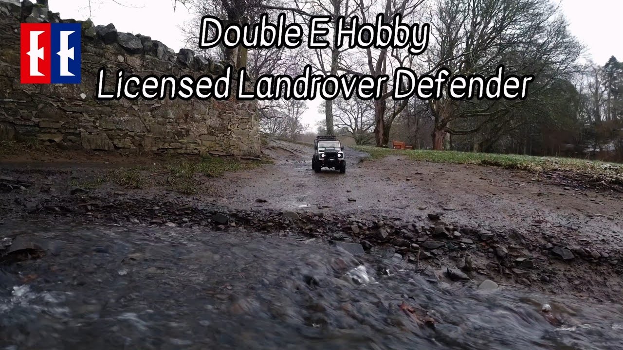 Double E Hobbys rc Landrover Defender Trail Run - YouTube