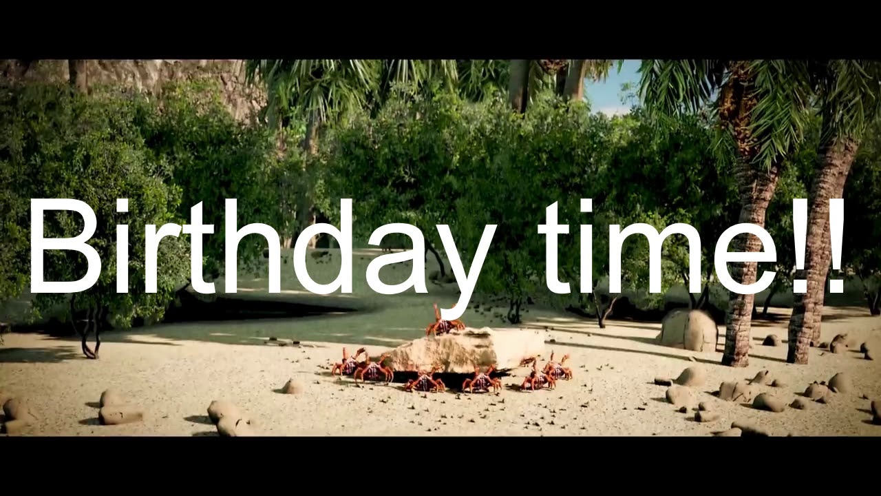 Birthday Time Crab Rave Meme - YouTube