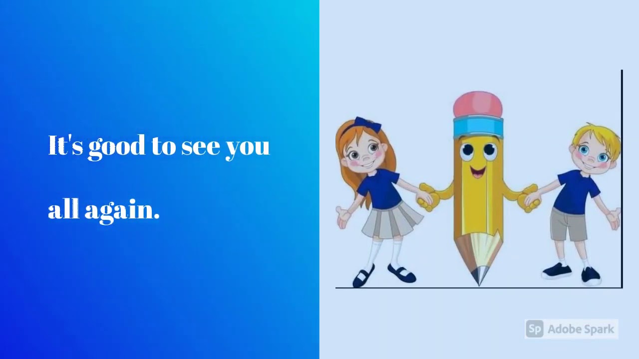 Welcome back song-CE2 - YouTube