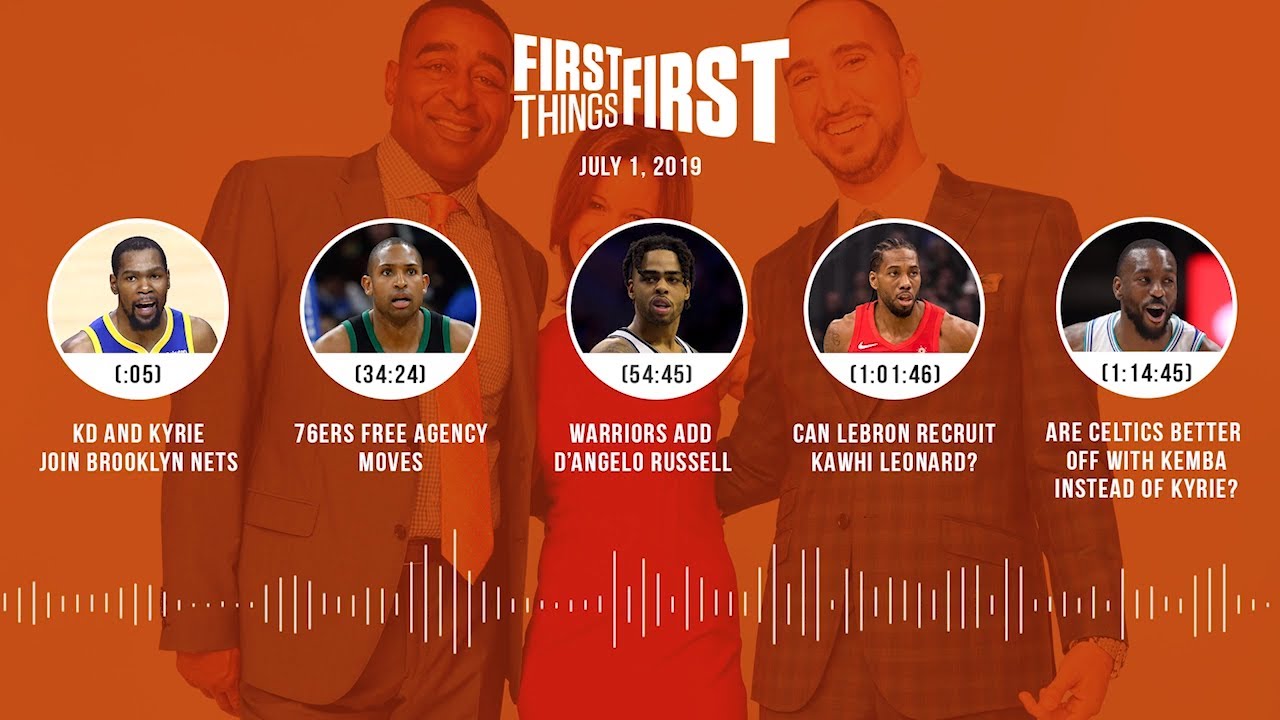First Things First audio podcast (7.1.19) Cris Carter, Nick Wright ...