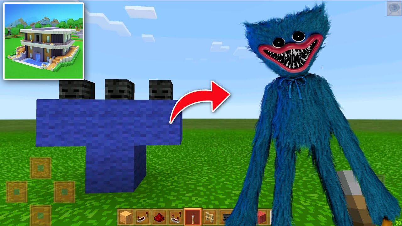 How to Spawn HUGGY WUGGY in CRAFT WORLD - YouTube