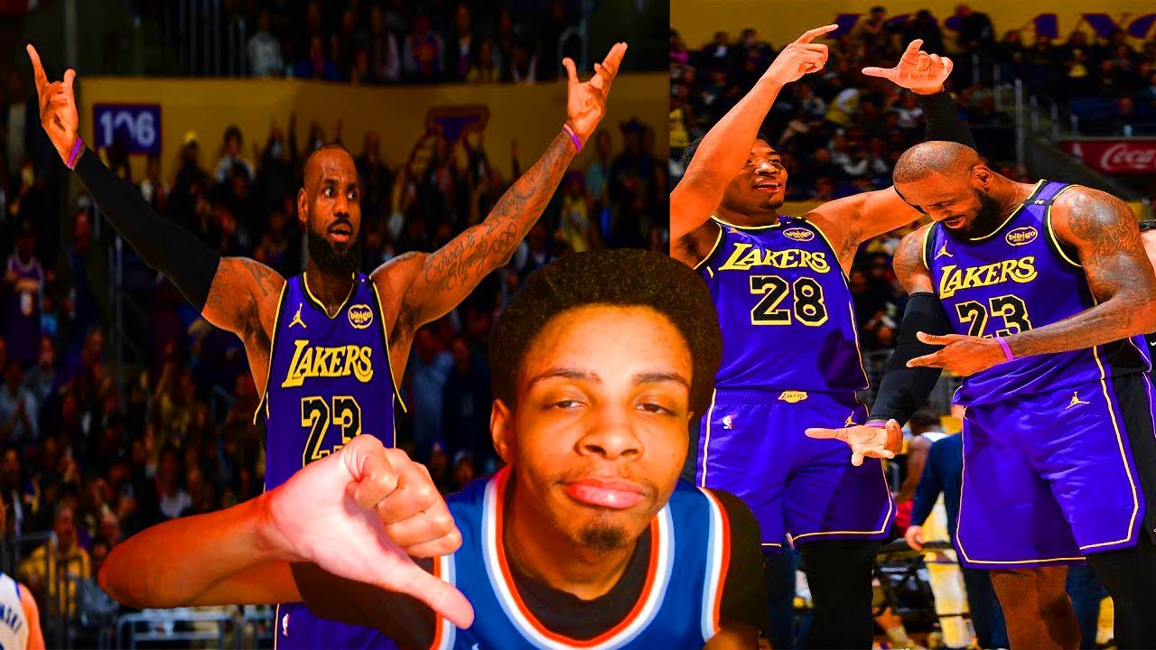 LAKERS THINK THEY NICE LOL | LAKERS HATER REACTS TO WARRIORS at LAKERS ...