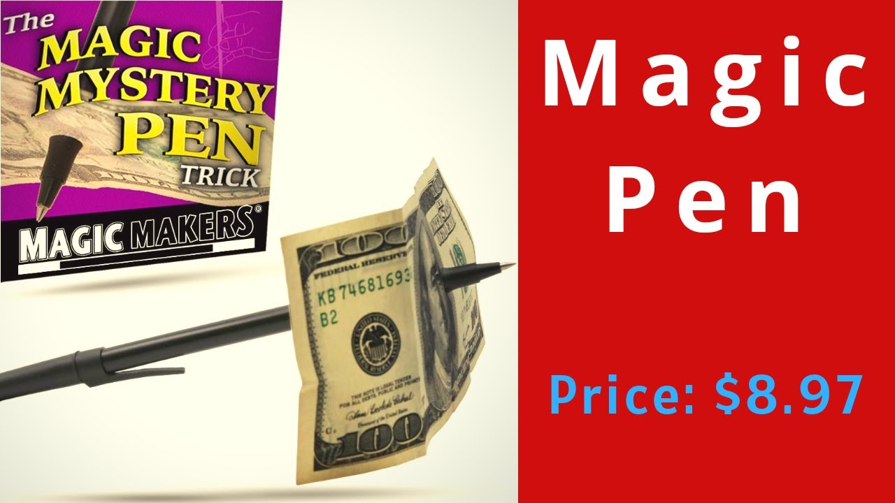 Magic Makers Trick Pen | Pen Through Dollar Magic Trick | 2020 | - YouTube
