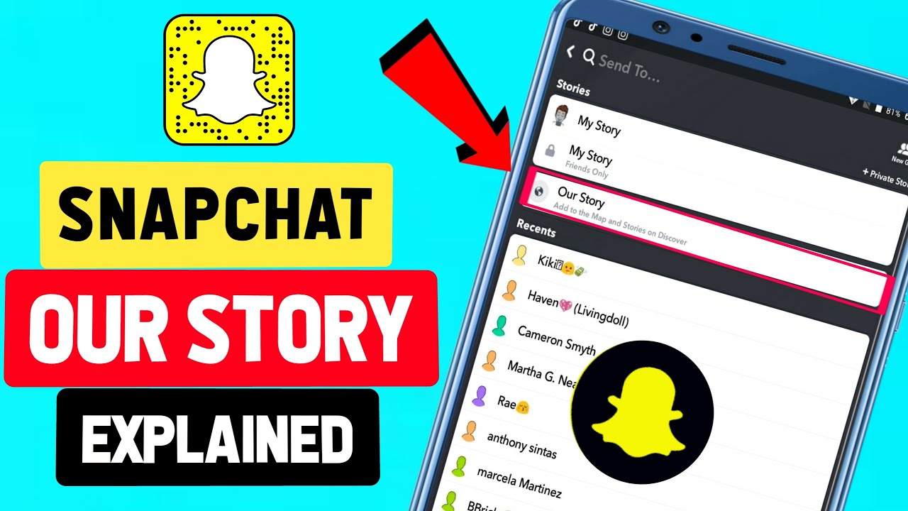 What is Snapchat Our Story || How to Use Our Story on Snapchat - YouTube