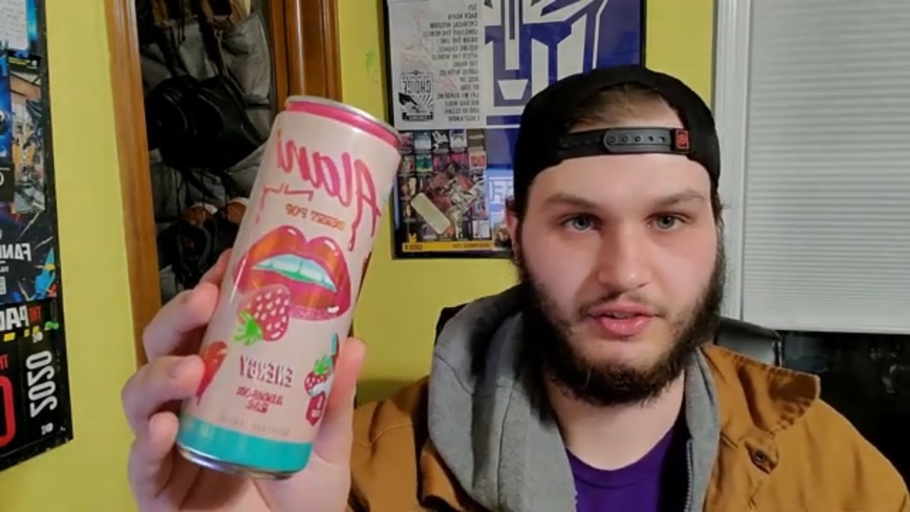 ADDISON RAE Alani Nu Energy: Berry Pop Energy Drink Review - YouTube