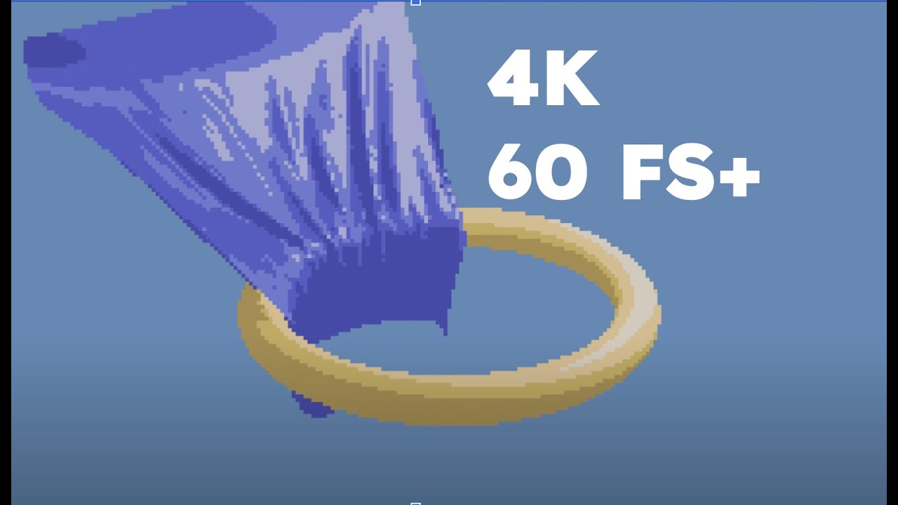 "Pixel Art Cloth Animation" but its's 60fps - YouTube