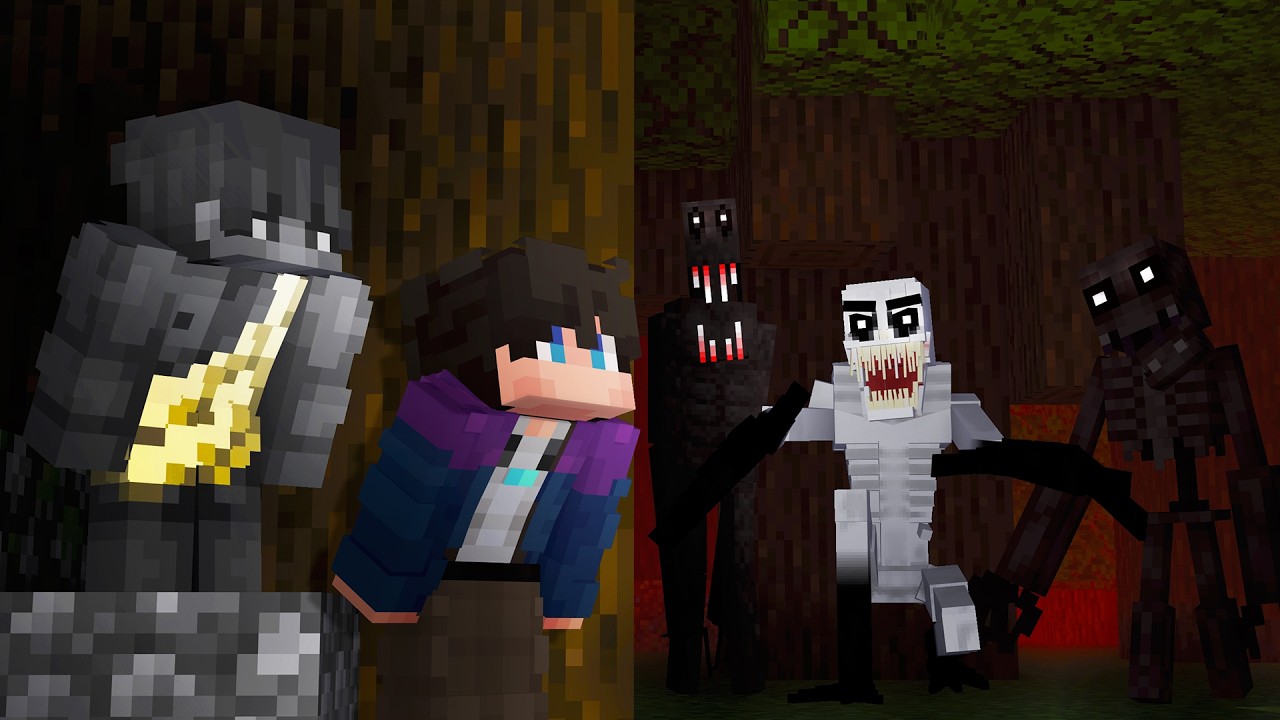 We Survived Every Minecraft Horror Mod at Once - YouTube