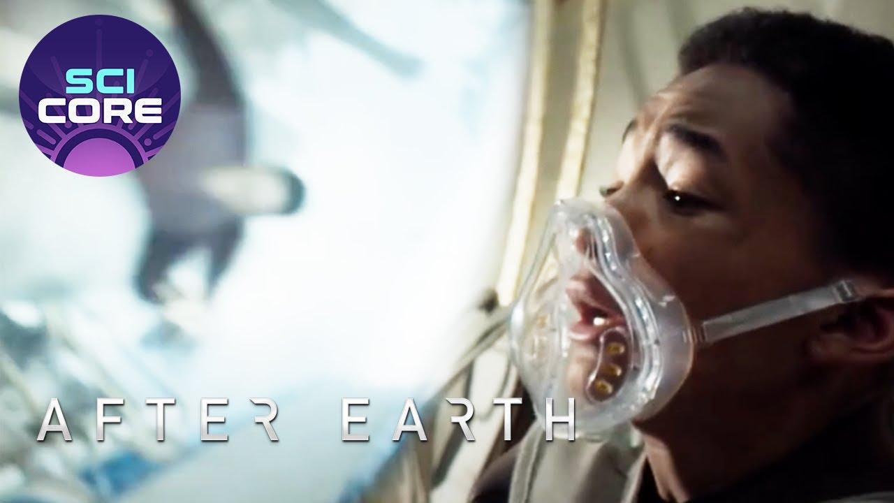 Kitai (Jaden Smith) Watches Helplessly as His Father Vanishes into Space | After Earth | SciCore ...