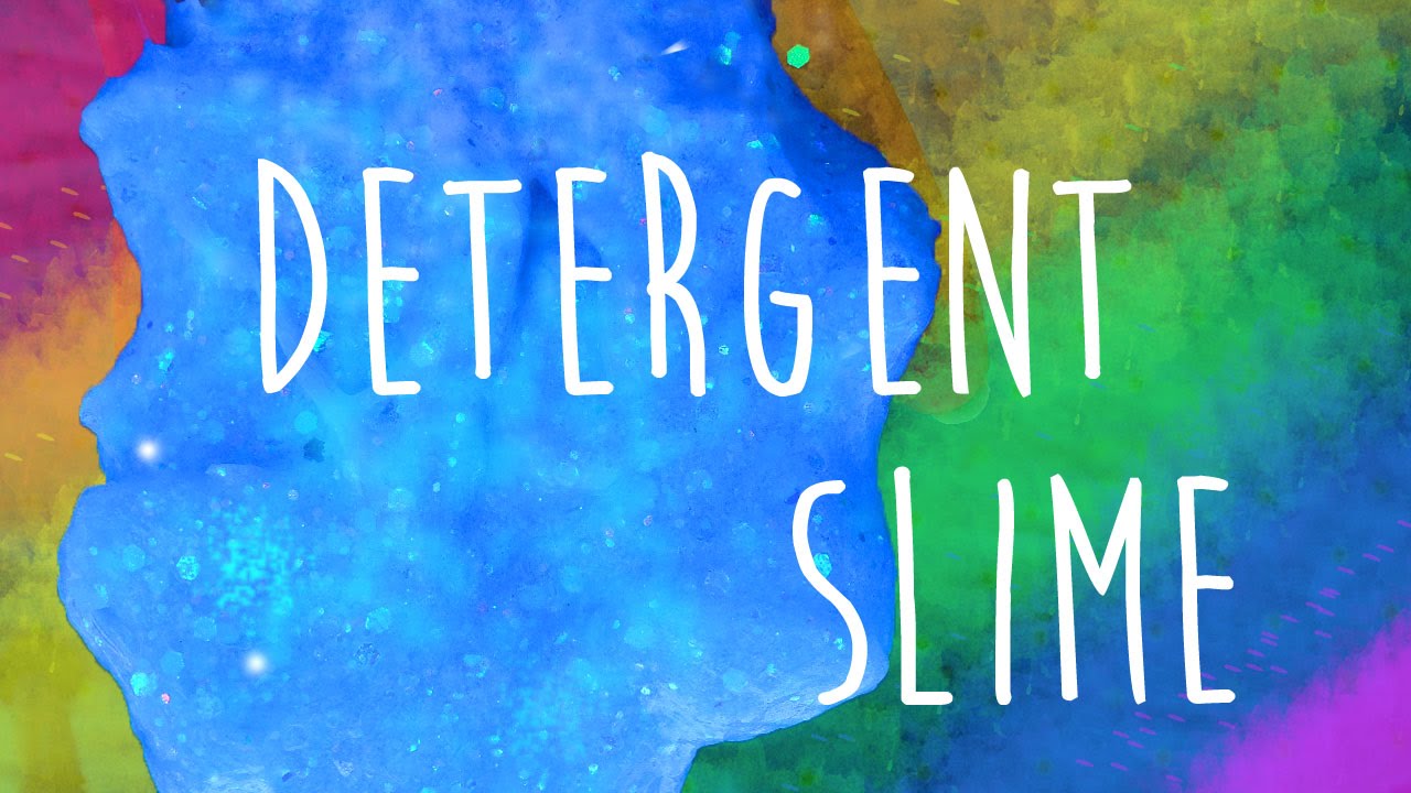 How to make Detergent Slime - YouTube