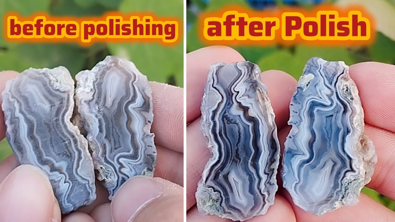 Agate gemstone polish💎🤩 - YouTube