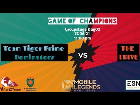 Game Of Champions 2021 | Group Match | Team Tiger Prime Dominators 🆚 ...