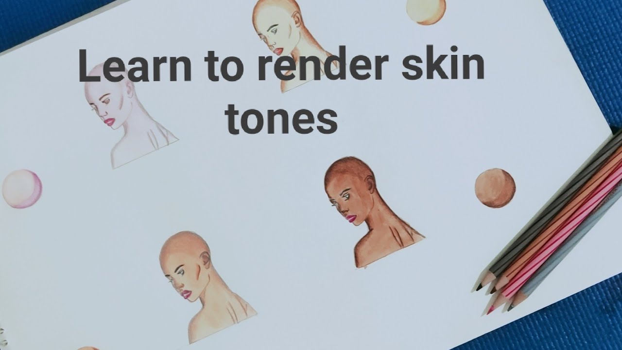 Learn how to render different skin tones in illustration - YouTube