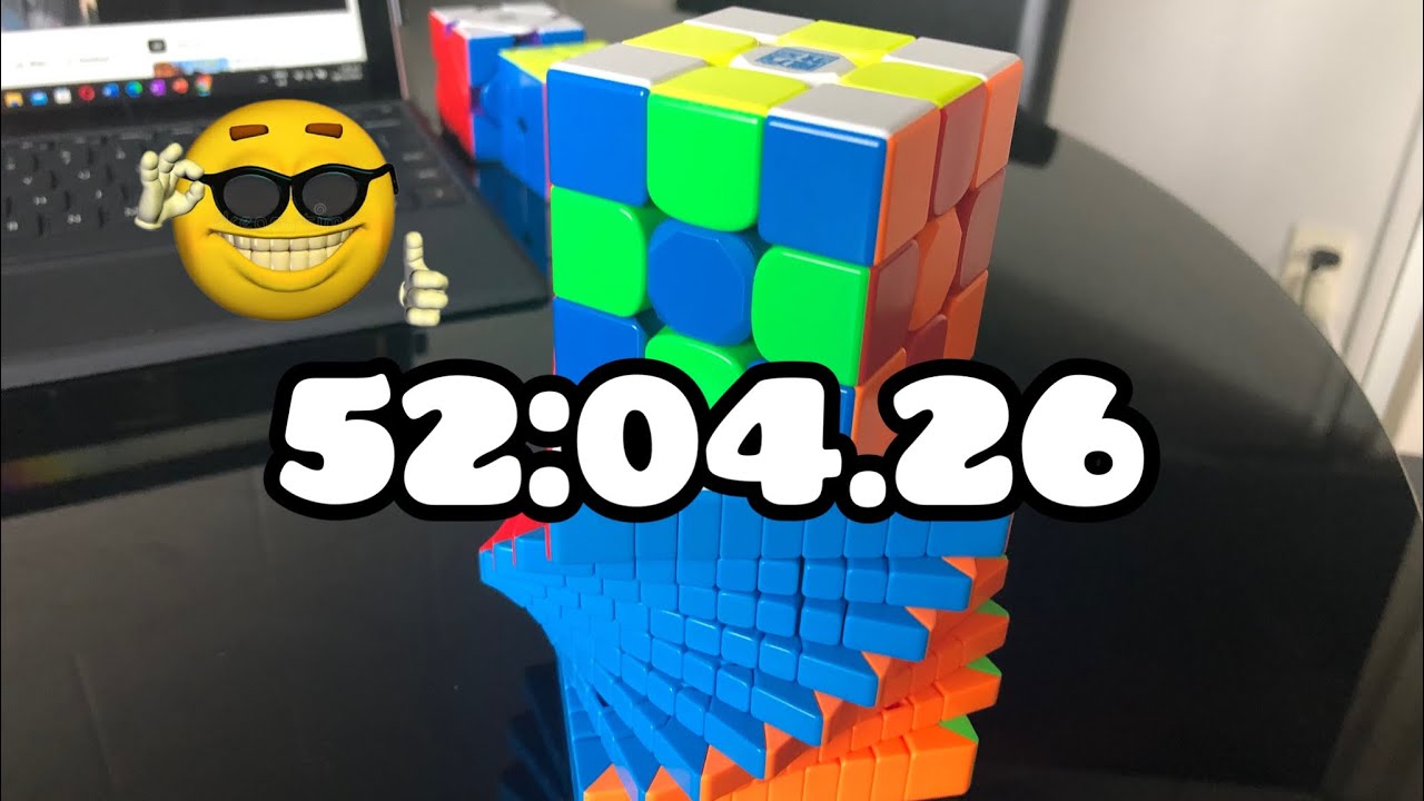 Day 2 of Solving a 9x9 until I get YTNB AO5 - YouTube