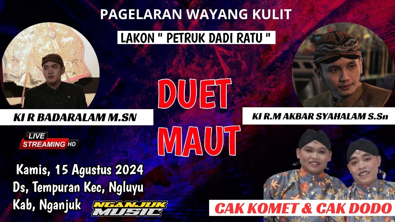 LIVE WAYANG KULIT PERSIAPAN WAYANGAN MALAM INI - YouTube