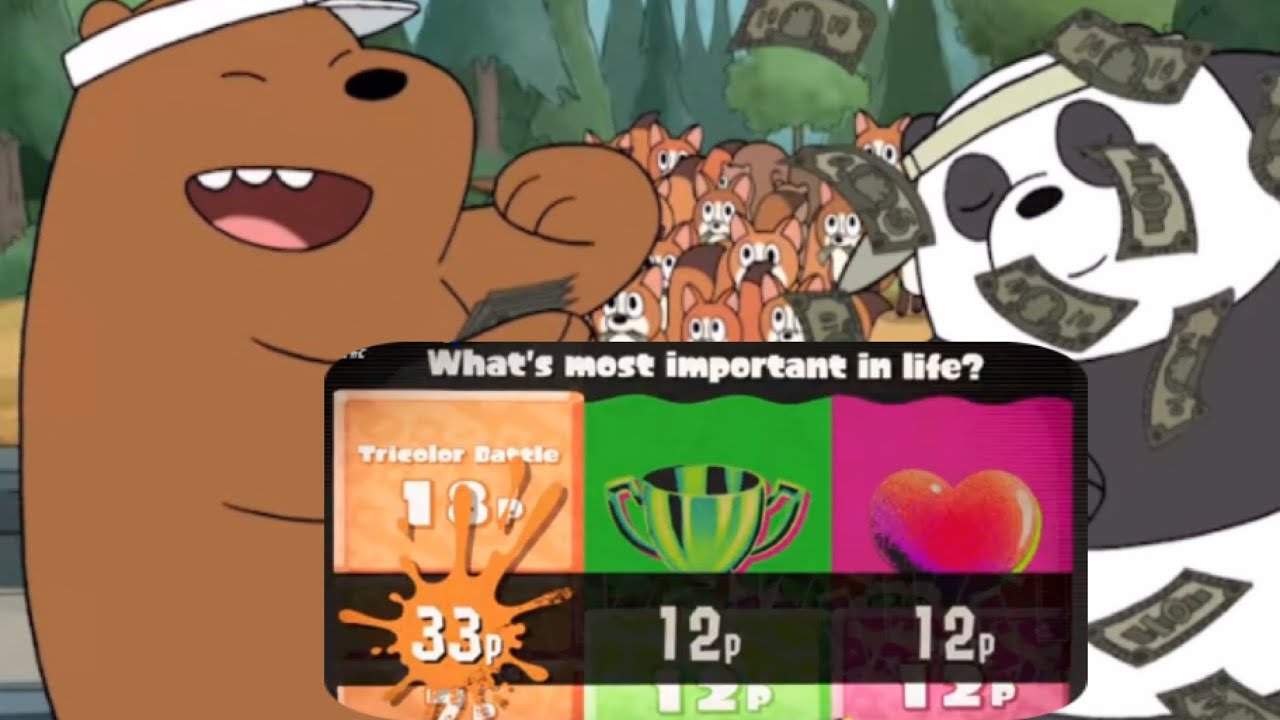 Splatoon 3 Splatfest Results Money vs Fame vs Love Be Like… - YouTube