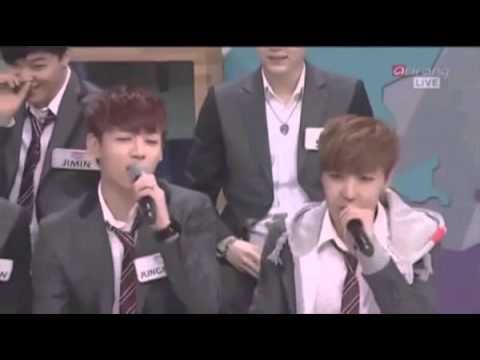 BTS Jungkook & EXO D.O Singing 'Boyfriend' of JB