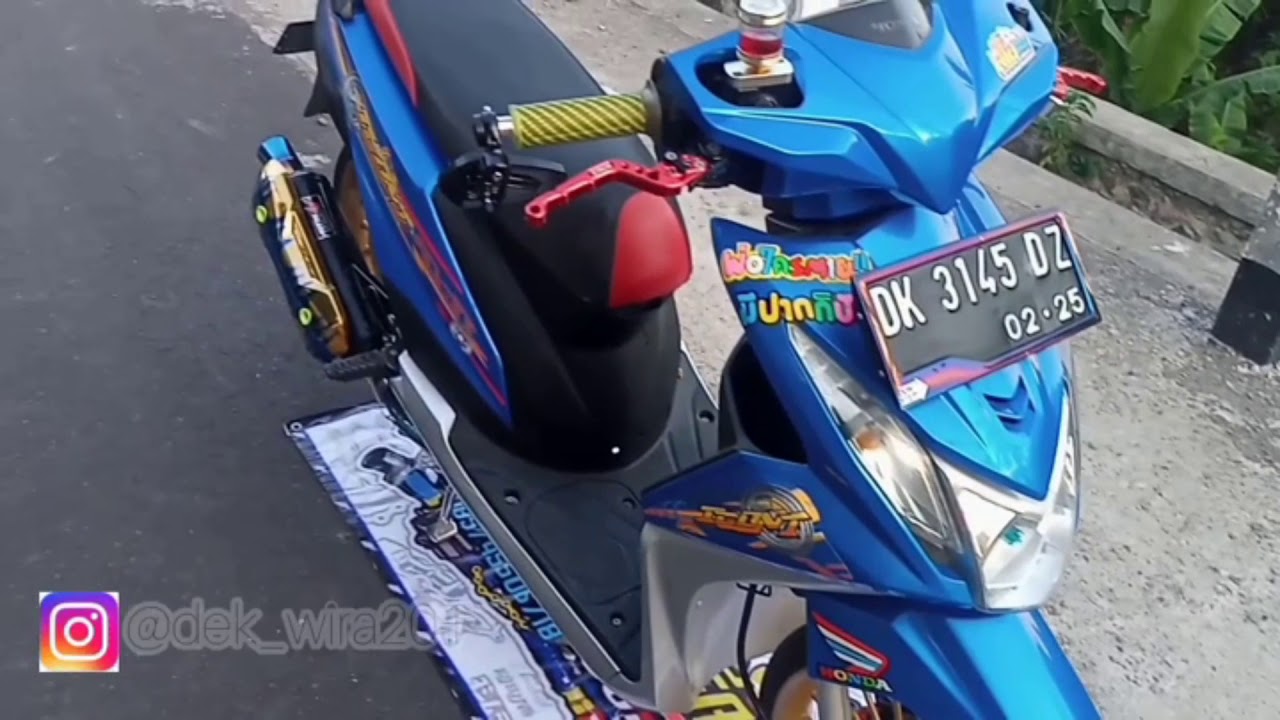 MODIFIKASI HONDA BEAT SIMPEL TETAP KEREN - YouTube