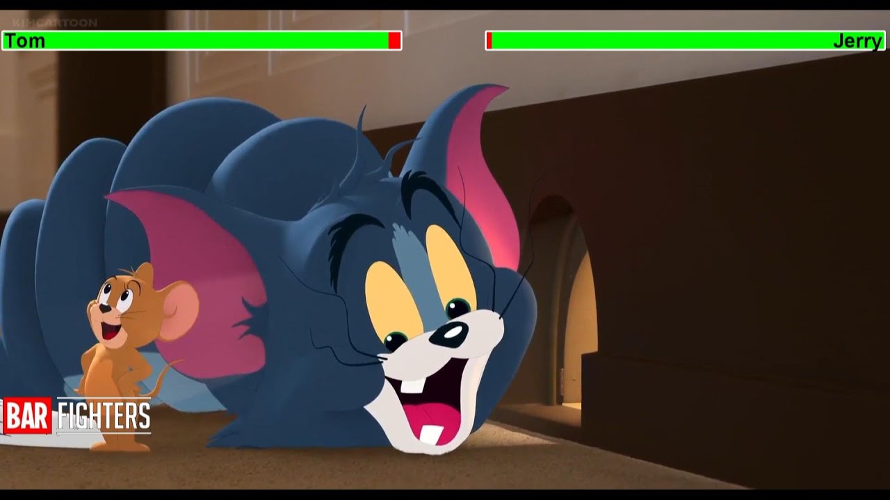 Tom and Jerry (2021) Mousehole Battle with healthbars - YouTube