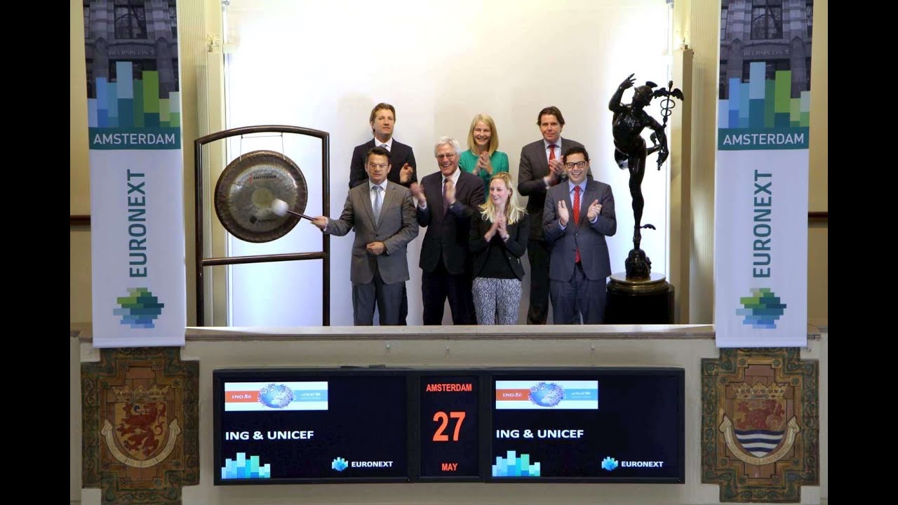 ING and UNICEF celebrate successful collaboration by sounding gong ...