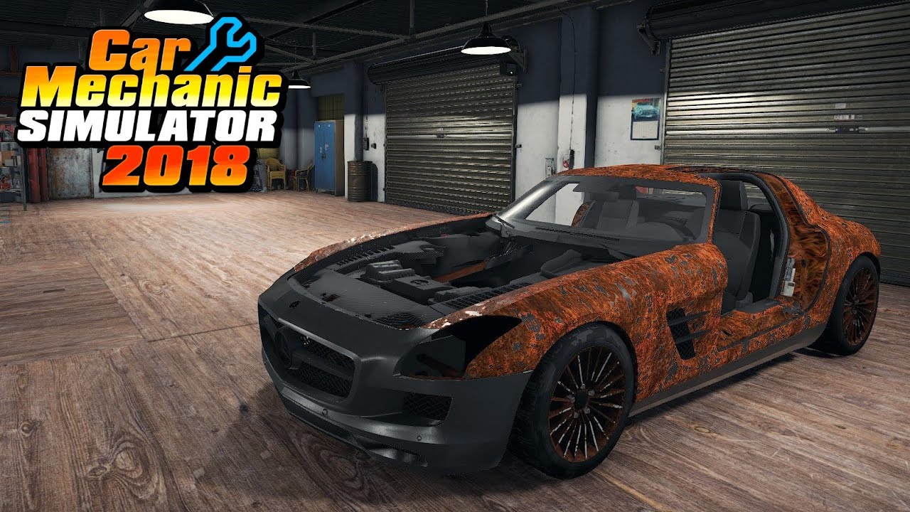 Mercedes SLS AMG Black Series Restoration - Car Mechanic Simulator 2018 ...