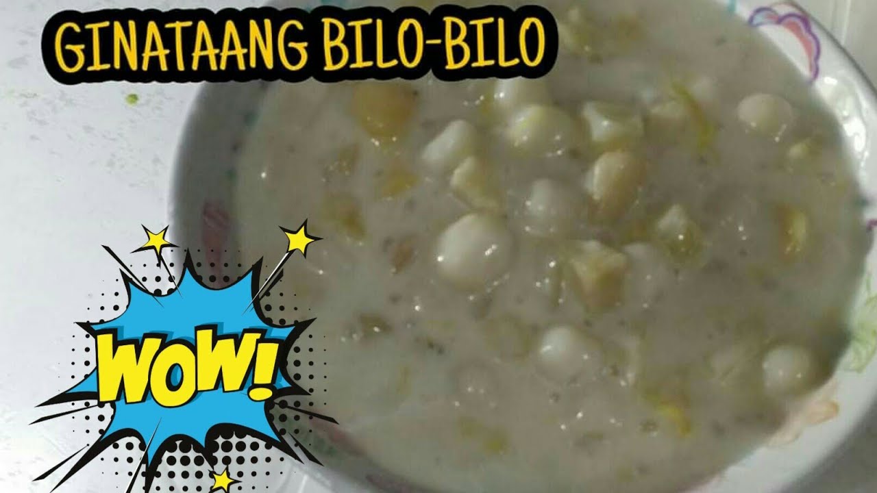 GINATAANG BILO-BILO OR MALAGKIT NA BIGAS(NATIVE NA KAKANIN) - YouTube