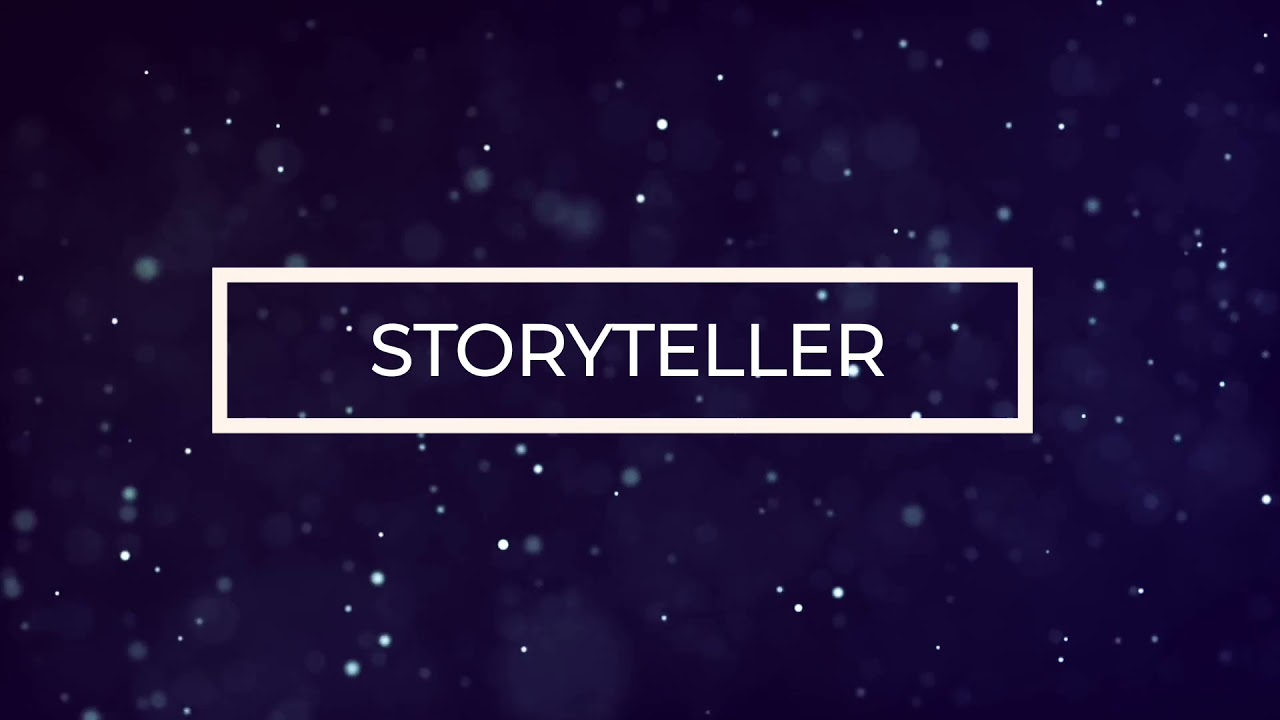 StoryTeller | Channel Intro Video - YouTube