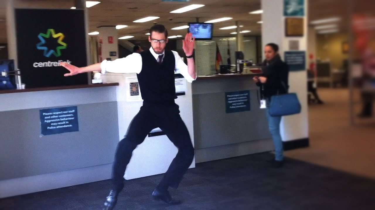 The Dancing Accountant does the Government Center - YouTube