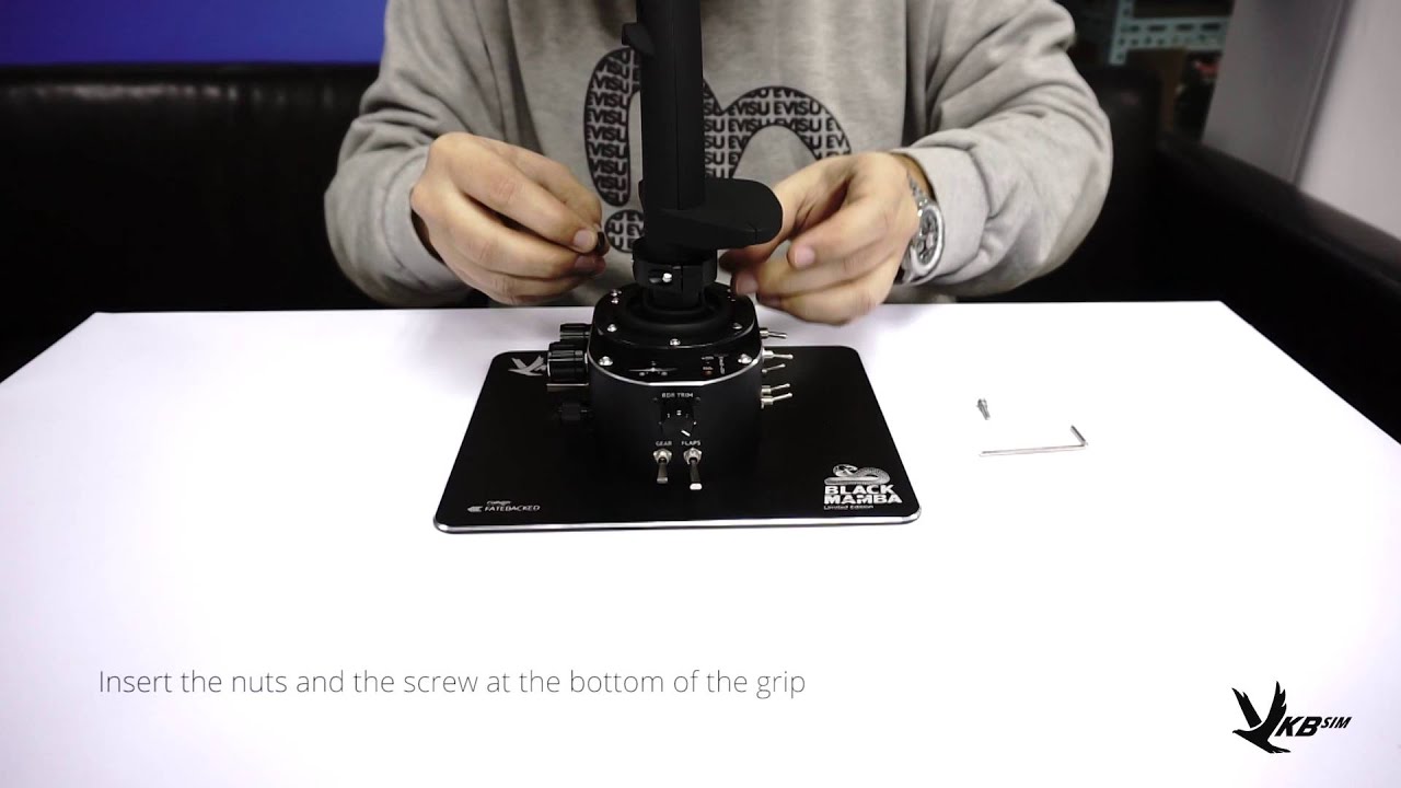 VKB-Sim Black Mamba MK III Installation - YouTube