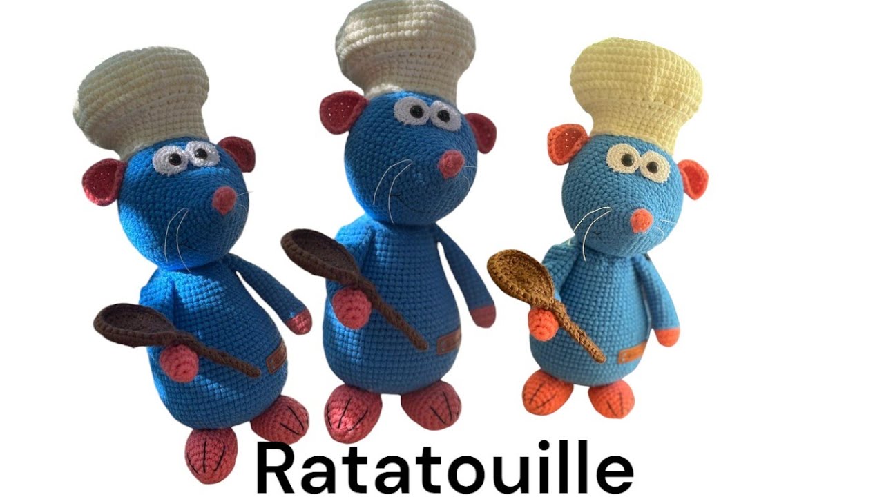 Ratatouille amigurumi (remy) a crochet paso a paso - YouTube