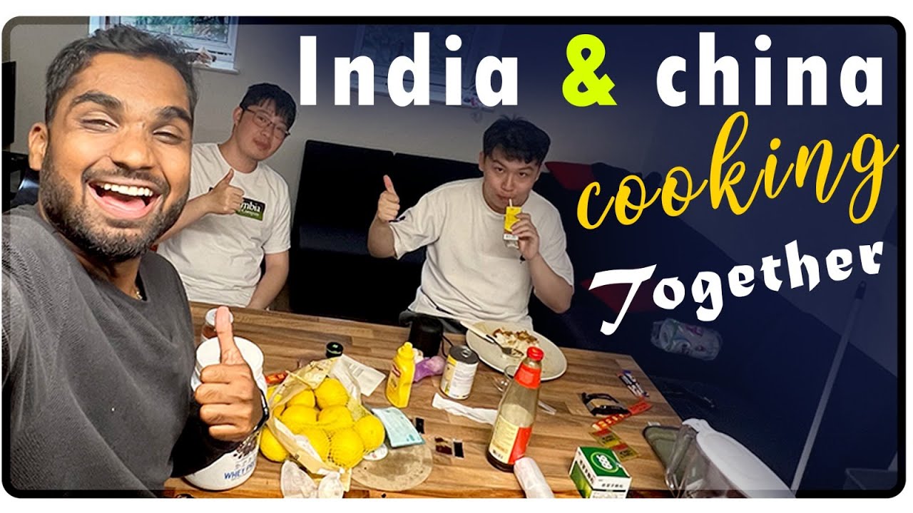 India and China International students cooking together | UK ...