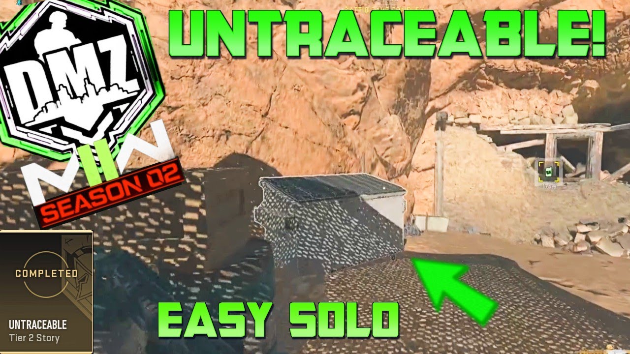 MW2 DMZ "UNTRACEABLE" EASY SOLO GUIDE WITH TIPS! SATTIQ CAVES DEAD DROP ...