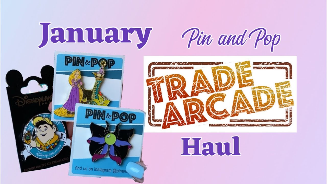 January Pin and Pop Trade Arcade Haul - YouTube