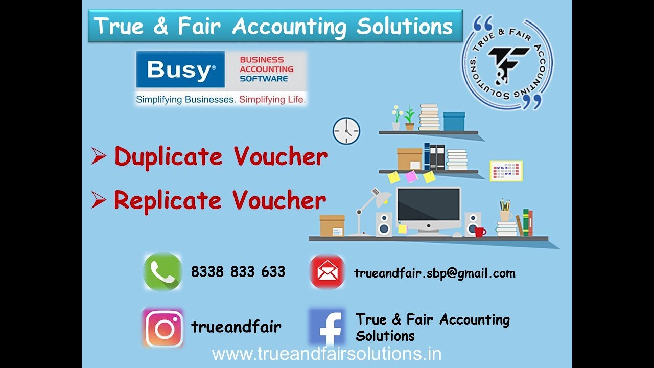 29 How To Create Duplicate Replicate Voucher In Busy Accounting 29 How To Create Duplicate Replicate Voucher In Busy Accounting