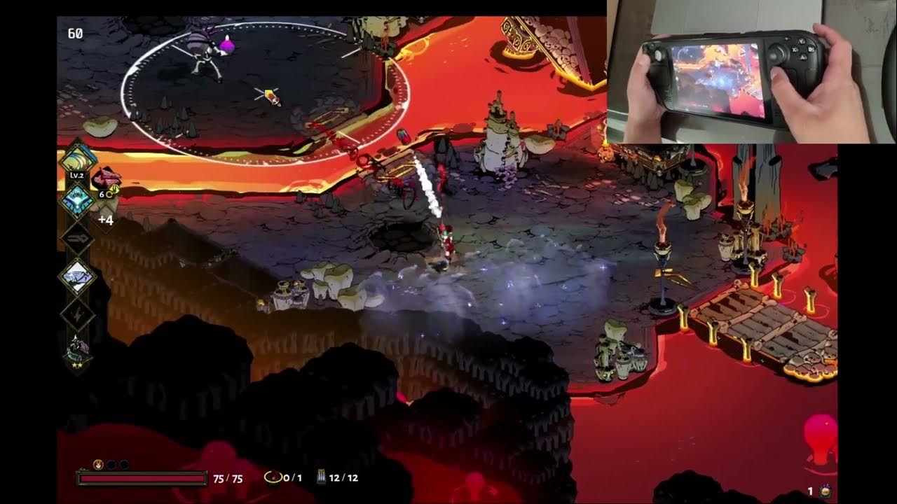 Hades on Steam Deck: Trackpad cursor-aiming control demo (using Mouse Region mode) - YouTube