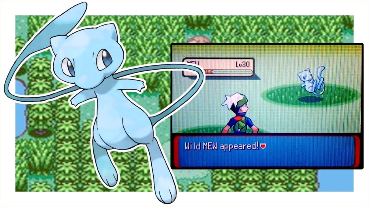 LIVE! - Shiny Mew in Gen 3 after 787 RA's in Emerald! - YouTube