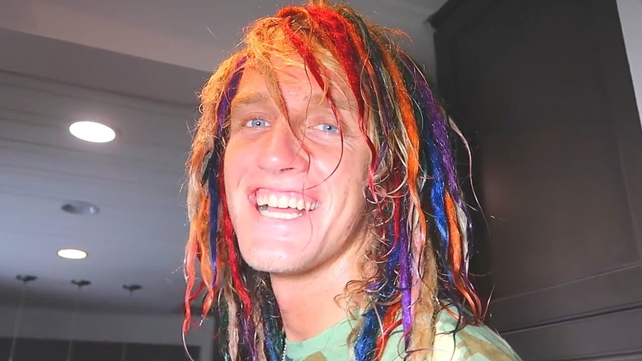 Ruining My Dreadlocks With Rainbow Hair Dye FOR YOU - YouTube