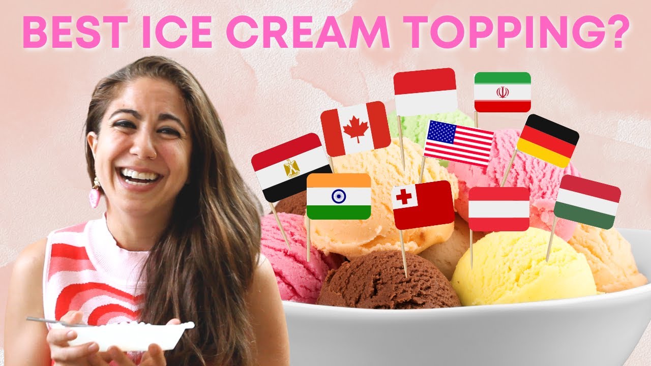 What Do YOU Put on Ice Cream? 10 Countries Respond. - YouTube