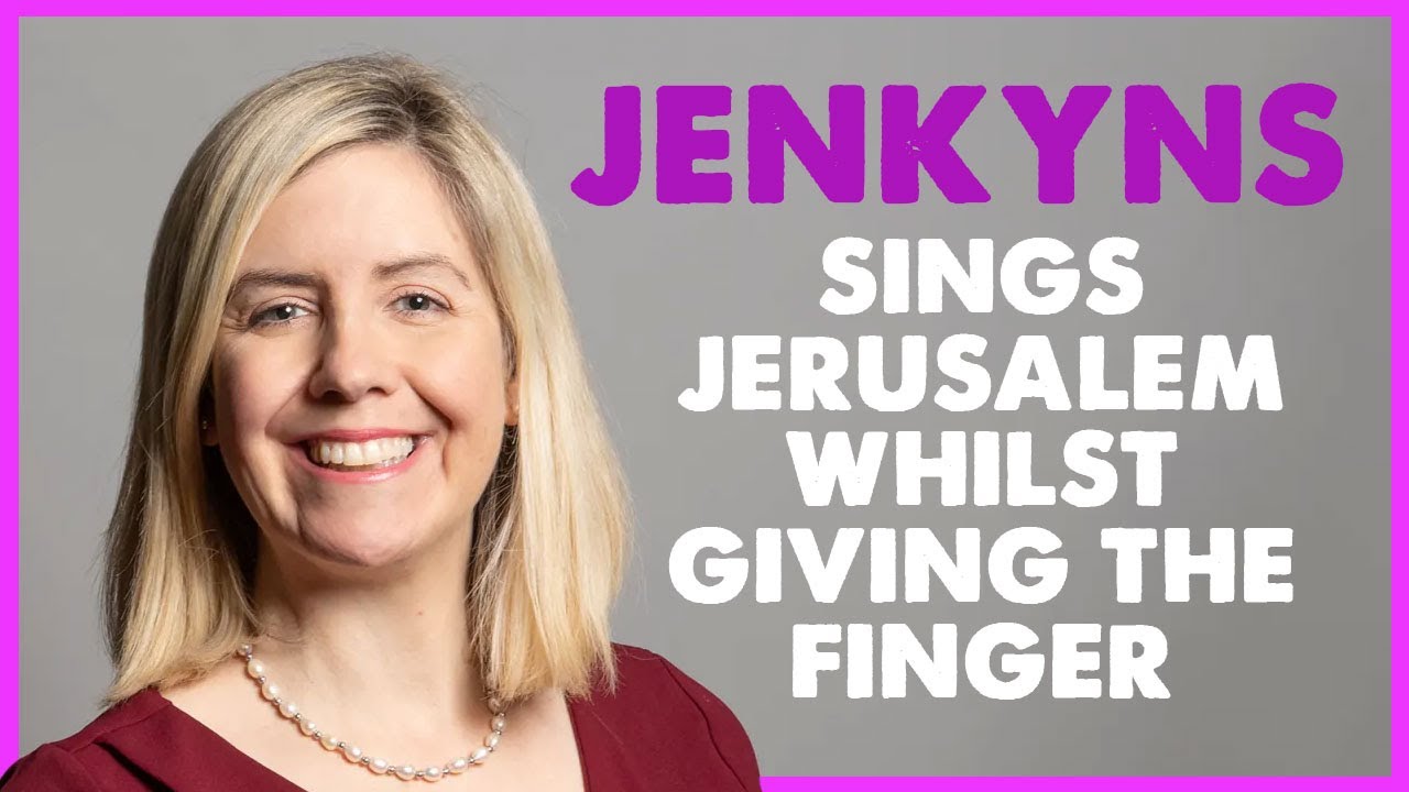 Andrea Jenkyns sings Jerusalem Whilst Giving the Finger - YouTube