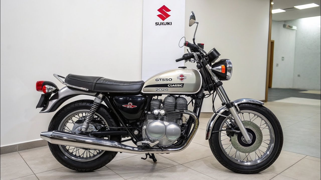 Finally Suzuki GT550 Neo Classic 2026 Revealed:Upcoming Dream Car - YouTube