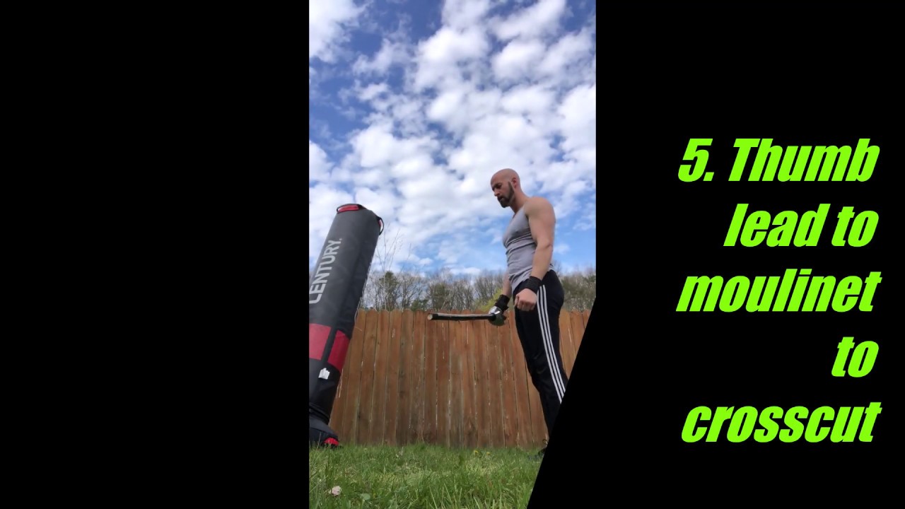 SCA Sword Technique: Duke Dietrich Pell Tabata April 2020 - YouTube