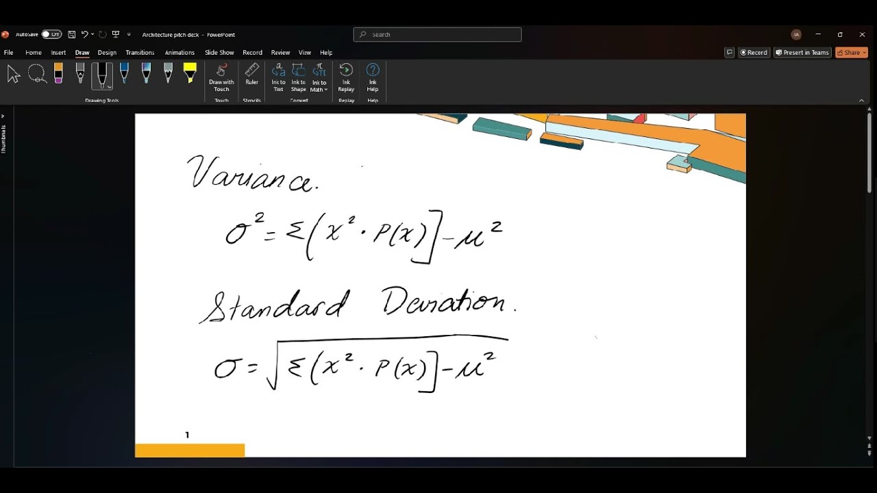 Detailed Explanation || Variance and Standard Deviation - YouTube