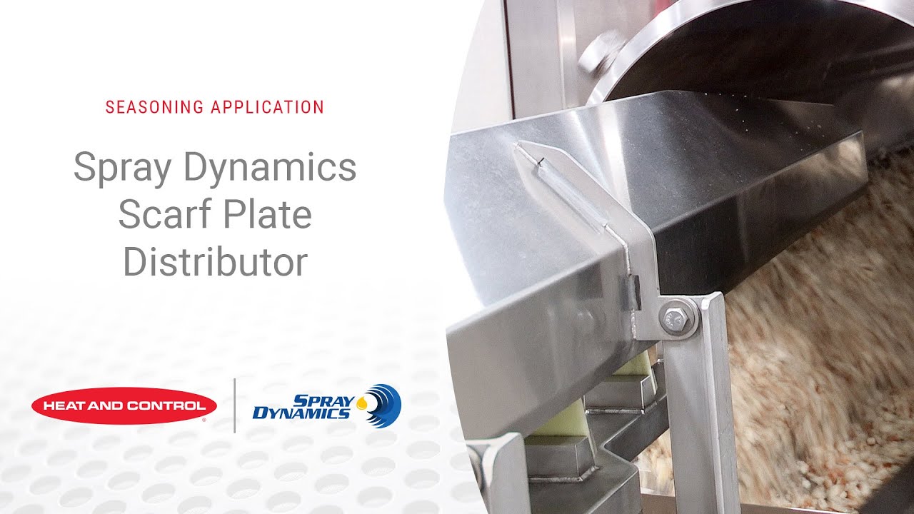 Spray Dynamics Scarf Plate Distributor | Heat and Control - YouTube