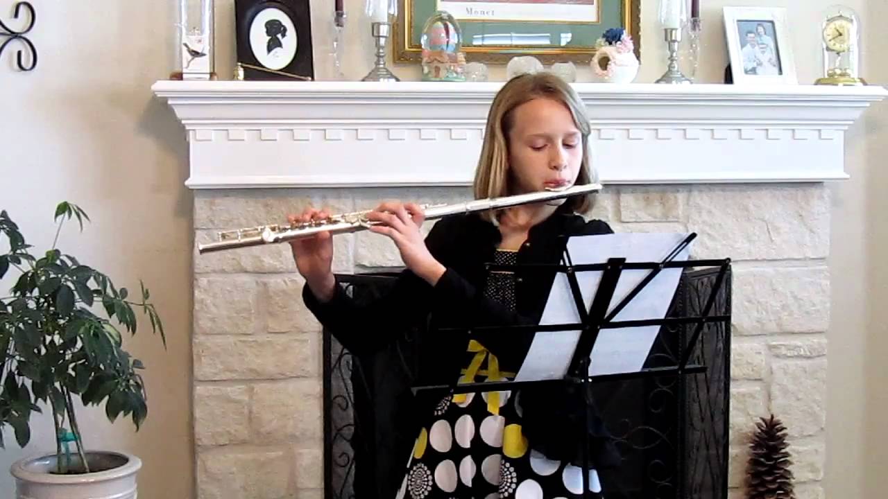 2011 04 16 Katie Willig age 11 performing Menuett Paysanne by Mozart on ...