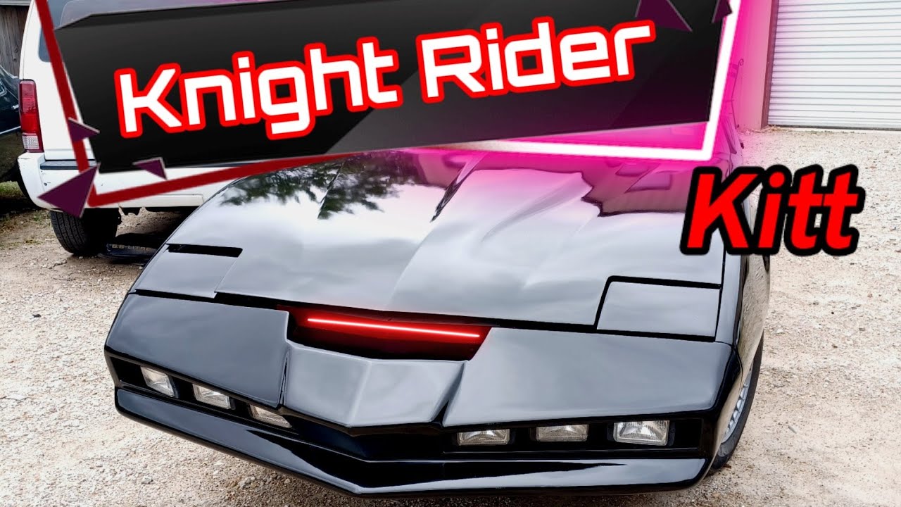 Knight Rider Kitt car paint job (pontiac trans am) - YouTube