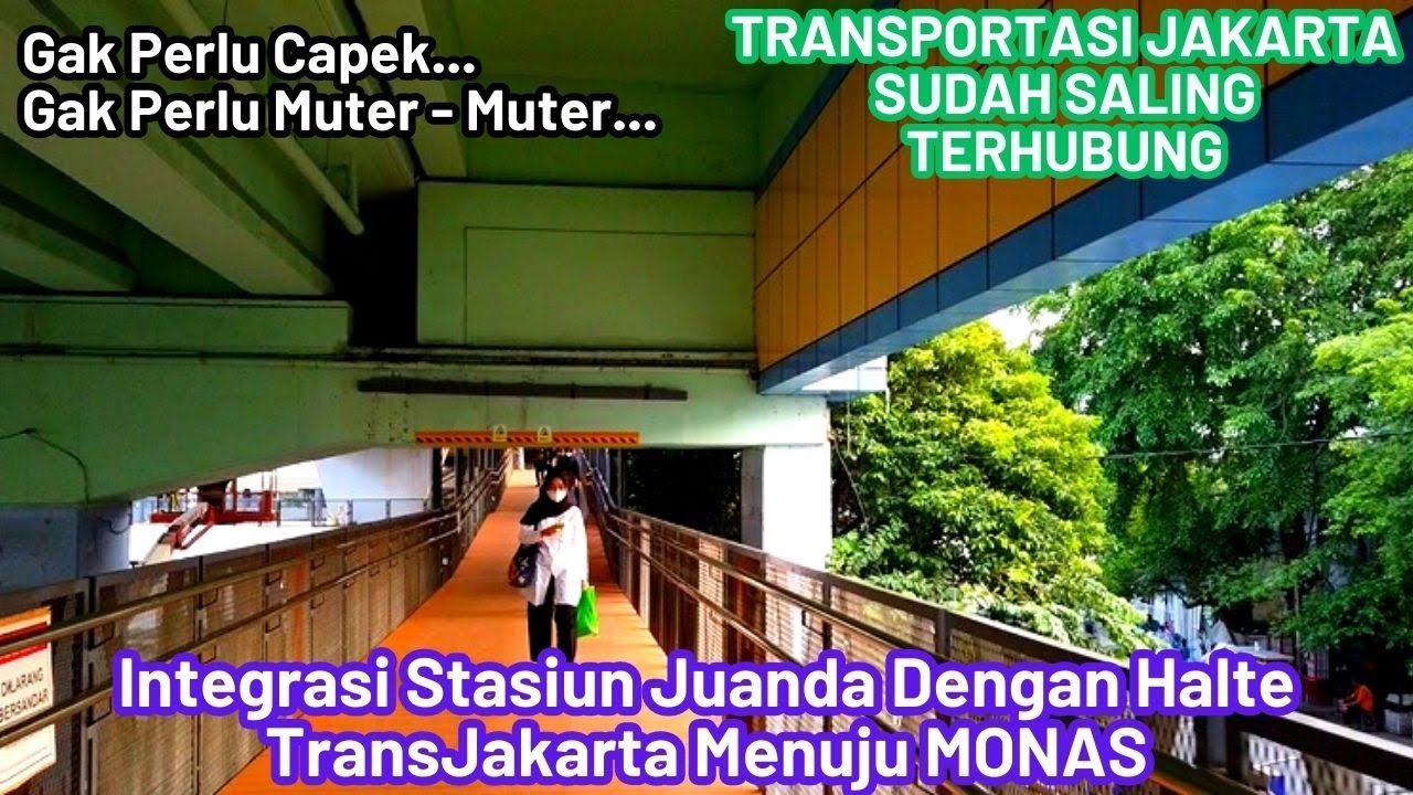 Vlog Jalan Jalan Naik KRL Commuter Line Stasiun Juanda Terintegrasi ...