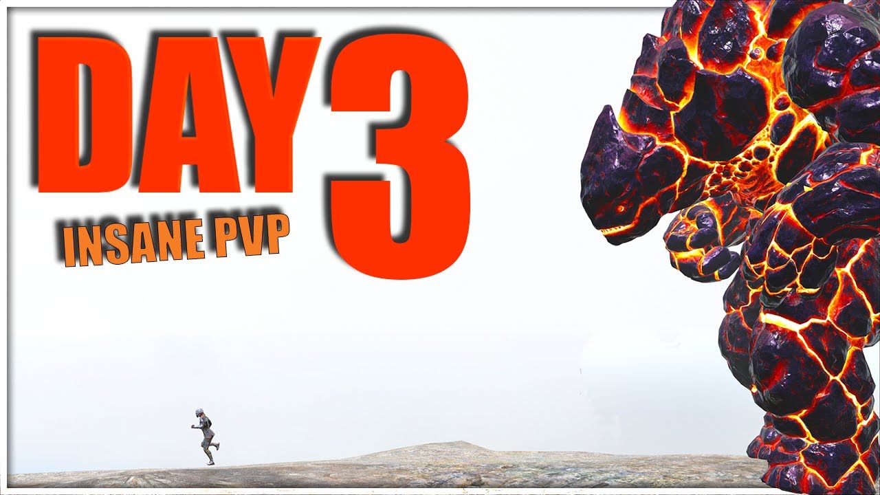 Fighting The ALPHAS For INSANE Blueprints | Bam's Ark | Ark PvP - YouTube