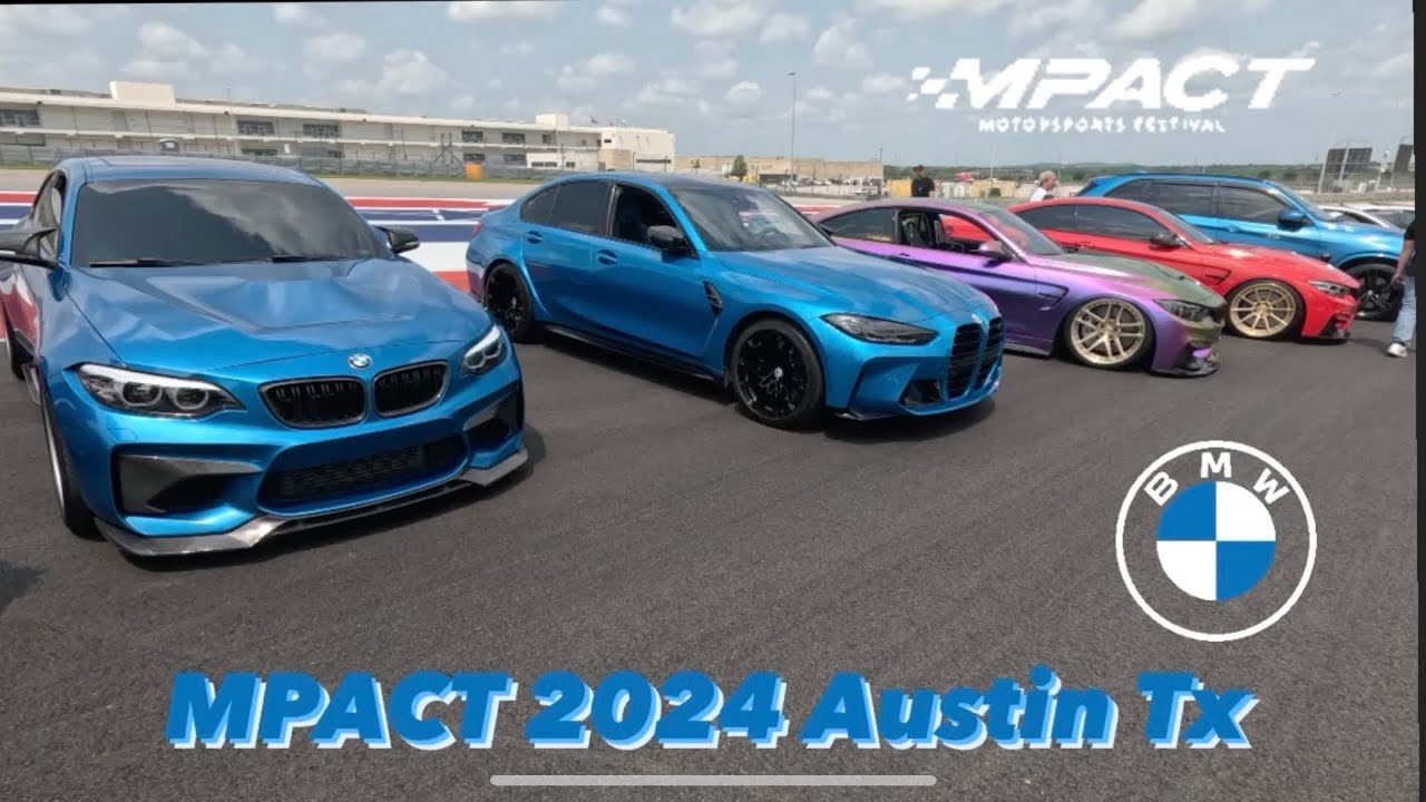 MPACT 2024 Motorsports Festival Austin Texas #bmw #g80m3 #mPact - YouTube